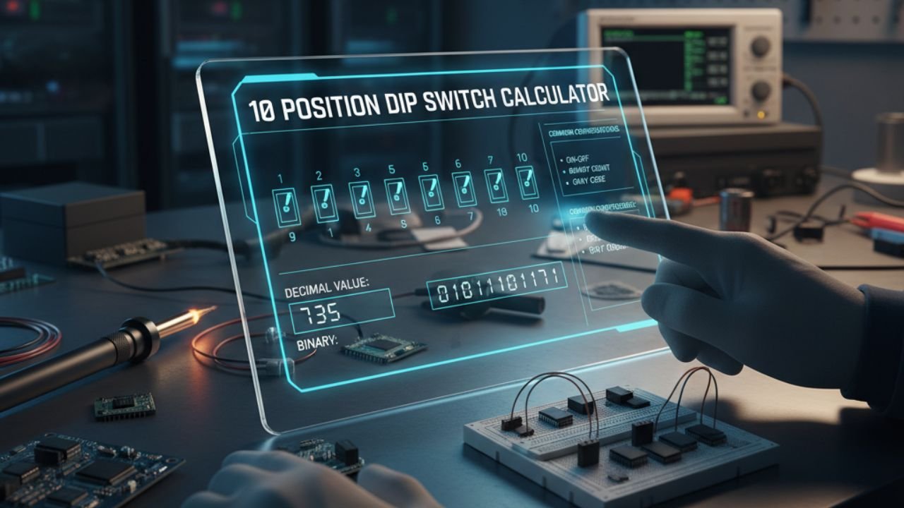 10 Position DIP Switch Calculator | DIP Switch Calculator
