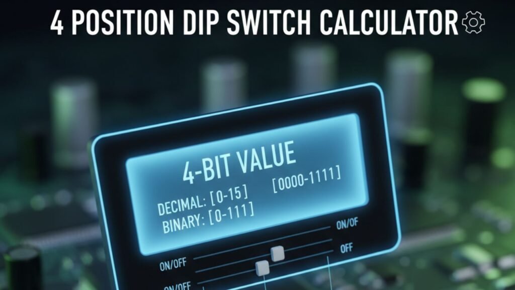 8 Position DIP Switch Calculator - DIP Switch Calculator