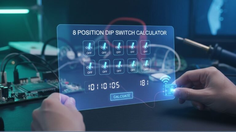 8 Position DIP Switch Calculator - DIP Switch Calculator